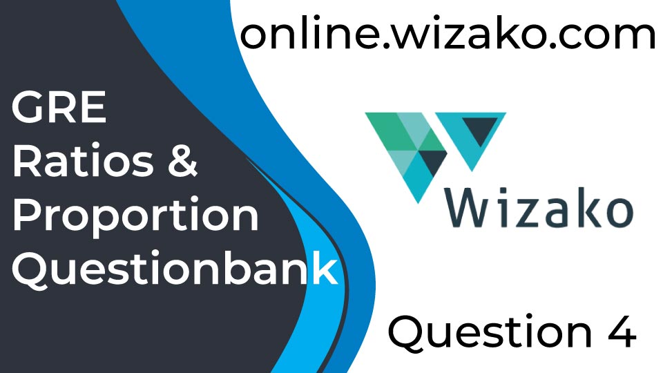 Q4 Ratio and Proportion | GRE Math Practice | Area of Circle | Ratio ...